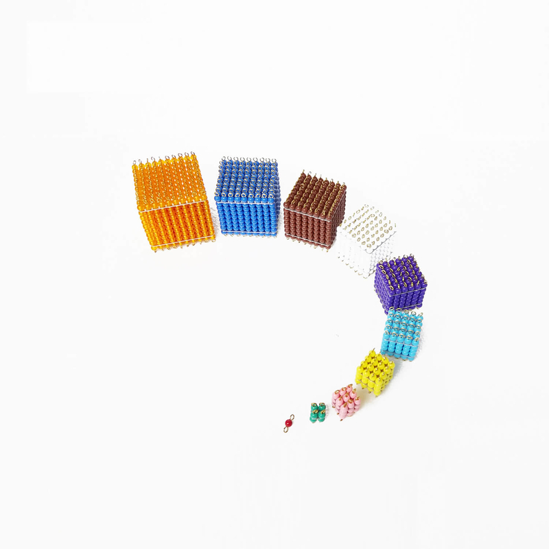 Colored Bead Cubes(pearlite) - Buy Montessori, Montessori Toys ...